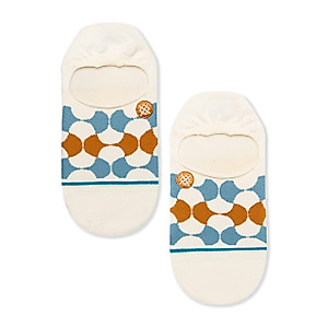 Stance Pablo No Show Socks (Medium, Offwhite)