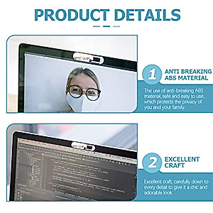 Mobestech Web Cam Computer Camera Phone Camera Cover 3pcs Laptop Camera Cover Slide Phone Camera Cover Cat Pattern Laptop Webcam Cover Computer Camera