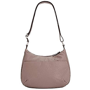 Giani Bernini Pebble Hobo Shoulder Bag - Grey