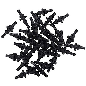 32 PCS Rubber Anti Vibration Mount Screw Pin Rivet for PC Case Fans Anti Vibration - (Size: Other/Other/Black) SCRW-205544