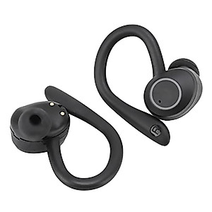 EBTOOLS Bluetooth Earphone,Waterproof Stereo Noise Cancelling Wireless Earbuds with Mic Earhook,Automatically Pair,Headphone for Driving Sports Travel(Black)