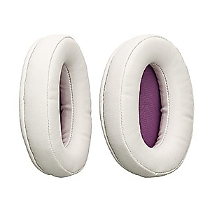 kwmobile Ear Pads Compatible with Kingston Hyper X Cloud Alpha/Cloud Alpha S/Cloud Flight/Cloud Flight S Earpads - 2X Replacement for Headphones - White