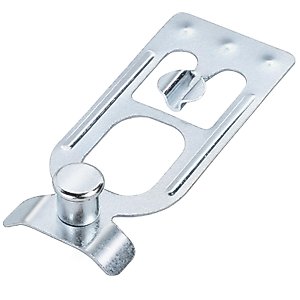 Teardrop Pallet Rack Safety Clip - Pallet Racking Beam Safety Clip Cross Beam Locker for Spacerak, Steel King, Bulldog with Tear Drop Alignment Holes (100PCS)
