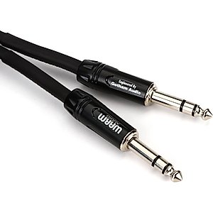 Warm Audio Pro-TRS-3' Pro Series TRS to TRS Cable - 3-foot
