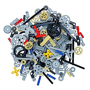 TACYILLU 145 Pcs Building Blocks Parts Gear and Axle Set Connectors Wheels Liftarm Pins Accessories Brick Sets Toys Tight Fit with Major Brands…