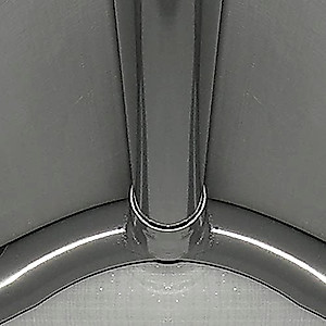 Quality Outdoor Shed-in-A-Box Portable Storage Shelter,Triple Layer, Heat Bonded, Ripstop Waterproof Polyethylene Cover, Premium Powder-Coated No Rust Frame, Sandstone (6'x6'x6', Gray)