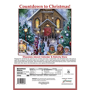 Christmas Eve Chocolate Advent Calendar (Countdown to Christmas Calendar)