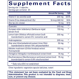 Pure Encapsulations Daily Immune | Comprehensive Immune Formula with Vitamin, Mineral, and Herbal Support | 60 Capsules*