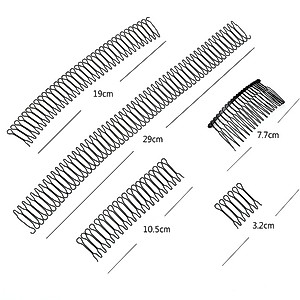 6 Pcs Women U Shape Hair Finishing Fixer Comb, Invisible Insert Comb For Small Broken Hair Finishing Fixing","U Shaped Hair Clips 。hair pins