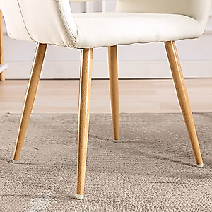 Vanity Chair No Wheels Black Desk Chair with Metal Legs Black Makeup Chair with Hollow Backrest Comfy Desk Chair/Accent Task Chair/Arm Chair for Bedroom Living Room