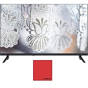 Sansui 32-Inch 720p HD LED Android Smart TV (S32V1HA) with Built-in HDMI, USB, High Resolution, Digital Noise Reduction, Dolby Audio, Thin Frame Design with Xtrasaver Large Microfiber Cleaning Cloth