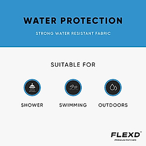 Flexd - Freestyle Waterproof Sensor Covers for Libre 2 & 3 - (30 Pcs) - Libre 3 Sensor Covers - CGM Adhesive Patches - Without Adhesive in The Center - (Oval - Black)