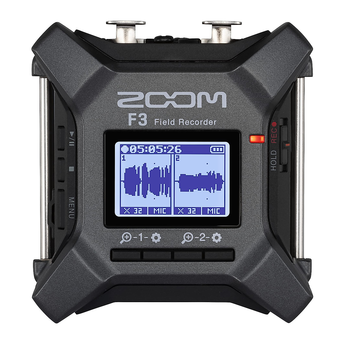 Zoom Q8n-4k Handy Video Recorder, 4k UHD Video, Stereo Microphones Plus Two XLR Inputs & ZOOM F3 Professional Field Recorder, 32-bit Float Recording