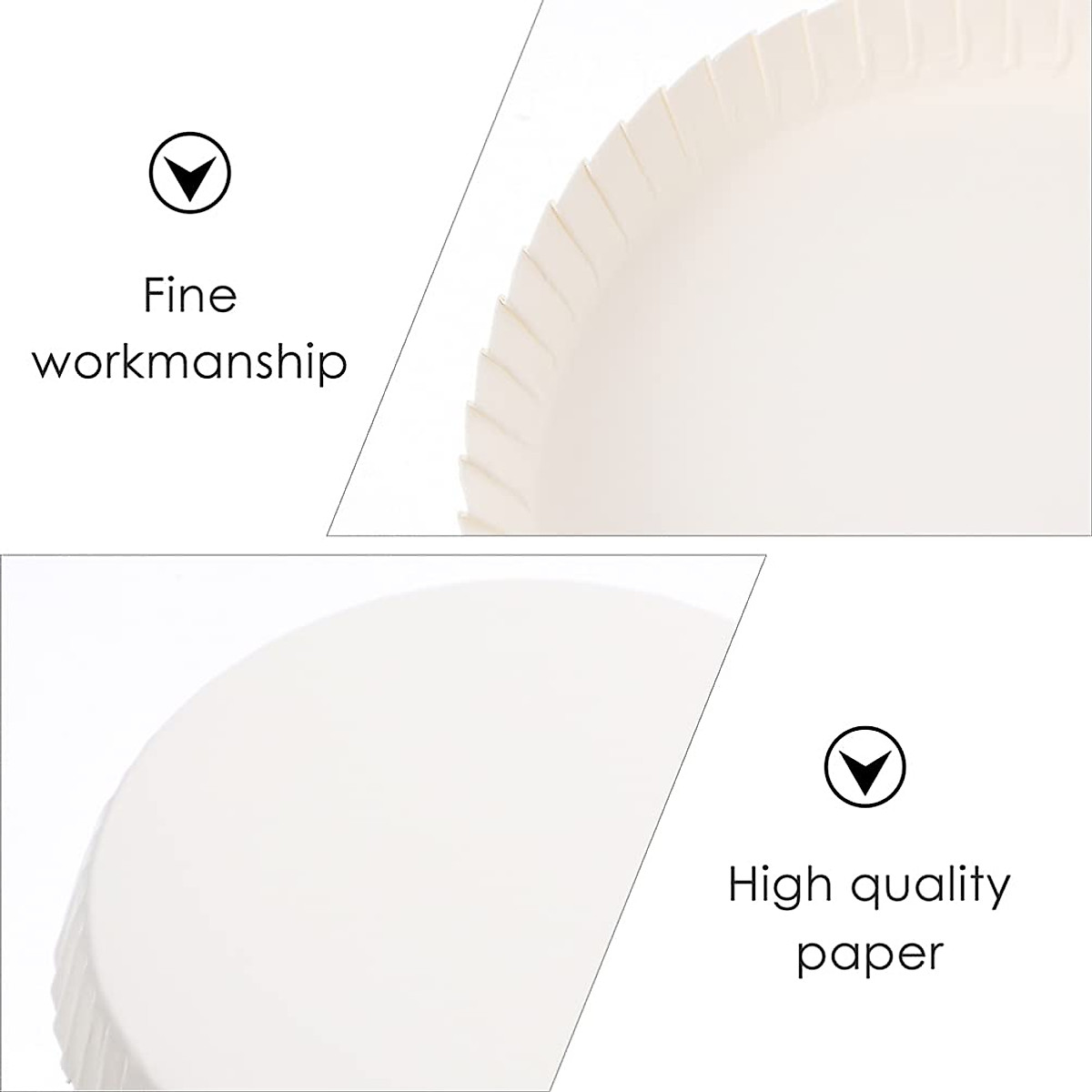 YARNOW Paper Mug Covers Cups with Lids 100Pcs Disposable Paper Cup Cover White Paper Drink Cup Lids Round Paper Coffee Cup Covers for Hotel Cafe Bar 7.5CM Ice Cream Cups with Lids Ice Cream Cups