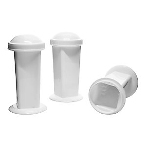 EISCO 3PK Coplin Jars - Staining - Hold 5-10 Slides Each - Polypropylene