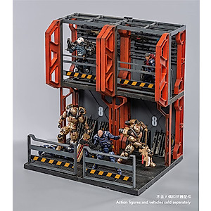 HiPlay JoyToy Science-Fiction Theme Scene Base for 1/18 Scale Action Figures- 1/18 Mecha Depot:Staging Area JT1118