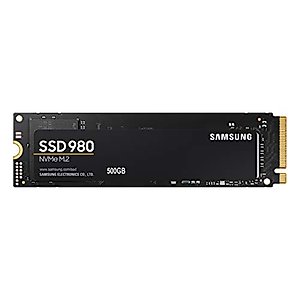 SAMSUNG 980 SSD 500GB PCle 3.0x4, NVMe M.2 2280, Internal Solid State Drive, Storage for PC, Laptops, Gaming and More, HMB Technology, Intelligent Turbowrite, Speeds up-to 3,500MB/s, MZ-V8V500B/AM