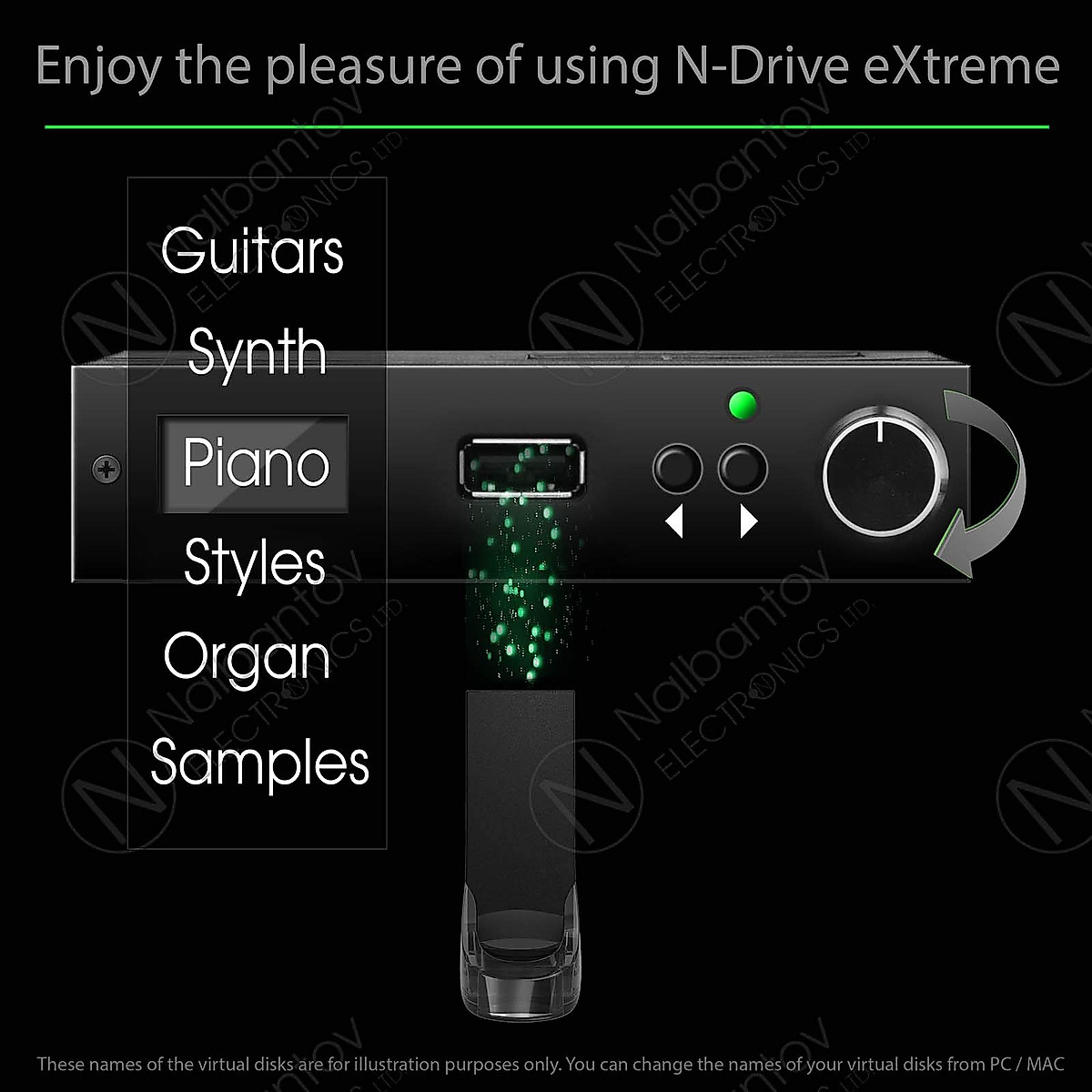 USB Emulator Nalbantov N-Drive eXtreme for Yamaha Disklavier MX100A, MX100B, MX101R, MX100MR, MX100M, MX300MR