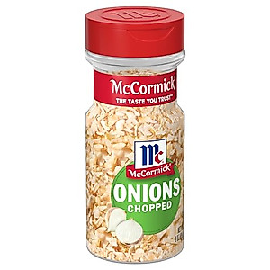 McCormick Chopped Onions, 3 oz (Pack of 12)