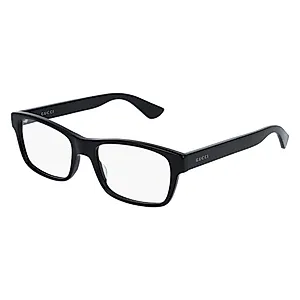 Gucci GG0006O Optical Frame 001 Black Black Transparent 53 mm