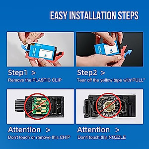 822xl Black Remanufactured Replacement for Epson 822XL 822 XL T822 T822XL Ink Cartridges Black for Workforce Pro WF-4830 WF-4820 WF-3820 WF-4833 WF-4834 Printer (2 Black)