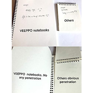 VEEPPO A4/B5 Big Thick Spiral Bound Notebooks and Journals Bulk 2/4Pack Blank/Lined Scrapbook Backpack Books per Book (A4 Blank-2 Pack)