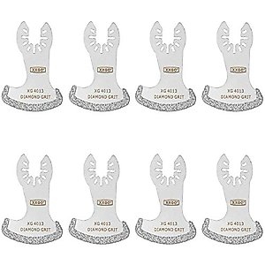 XXGO 8 Pcs Oscillating Multi Tool Diamond Segment Swing Grit Grout Blades XG8001S