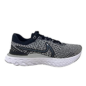 Nike Men's React Infinity Run Flyknit 3 Running Shoes, Black/DK Smoke Grey-Grey Fog, 11.5 M US