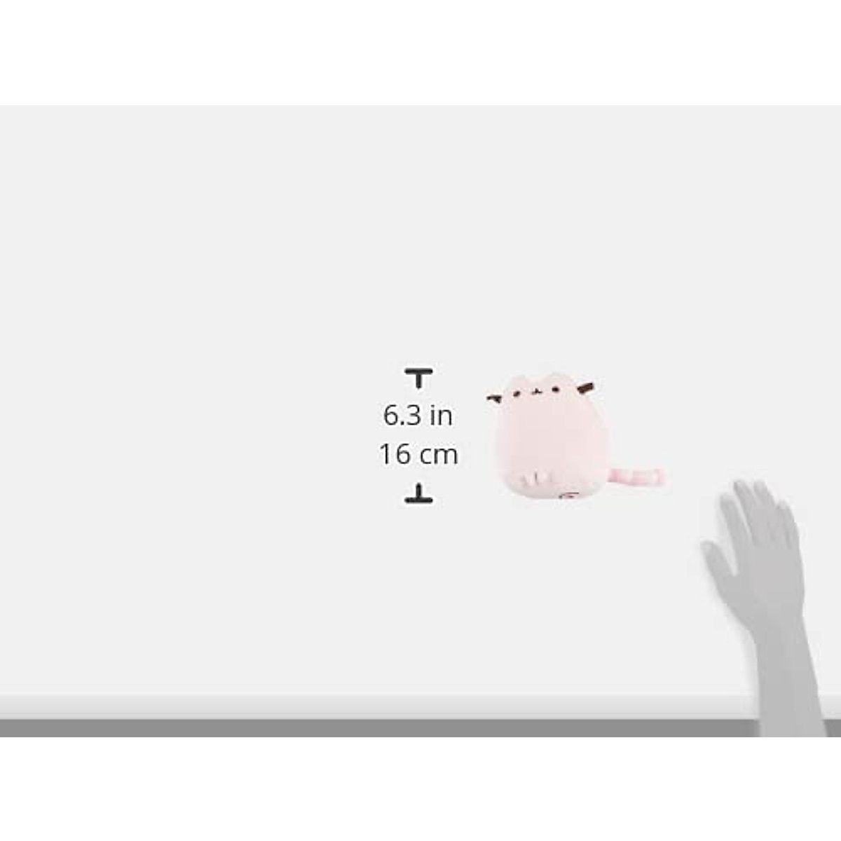 GUND Pusheen The Cat Squisheen Plush, Stuffed Animal Cat for Ages 8 and Up, Pink, 6"