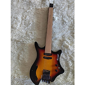 4 String Bass/ 6 String Lead Headless Fretless Bass Busuyi Guitar Right