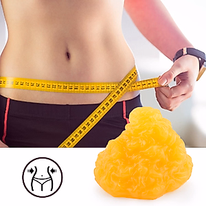 SimCoach Fat Replica 1 lb & Muscle Replica 1lb with Display Base, Great Motivator and Reminder for Fitness, Demonstration Model for Nutritionist, Anatomical Model for Medical Students