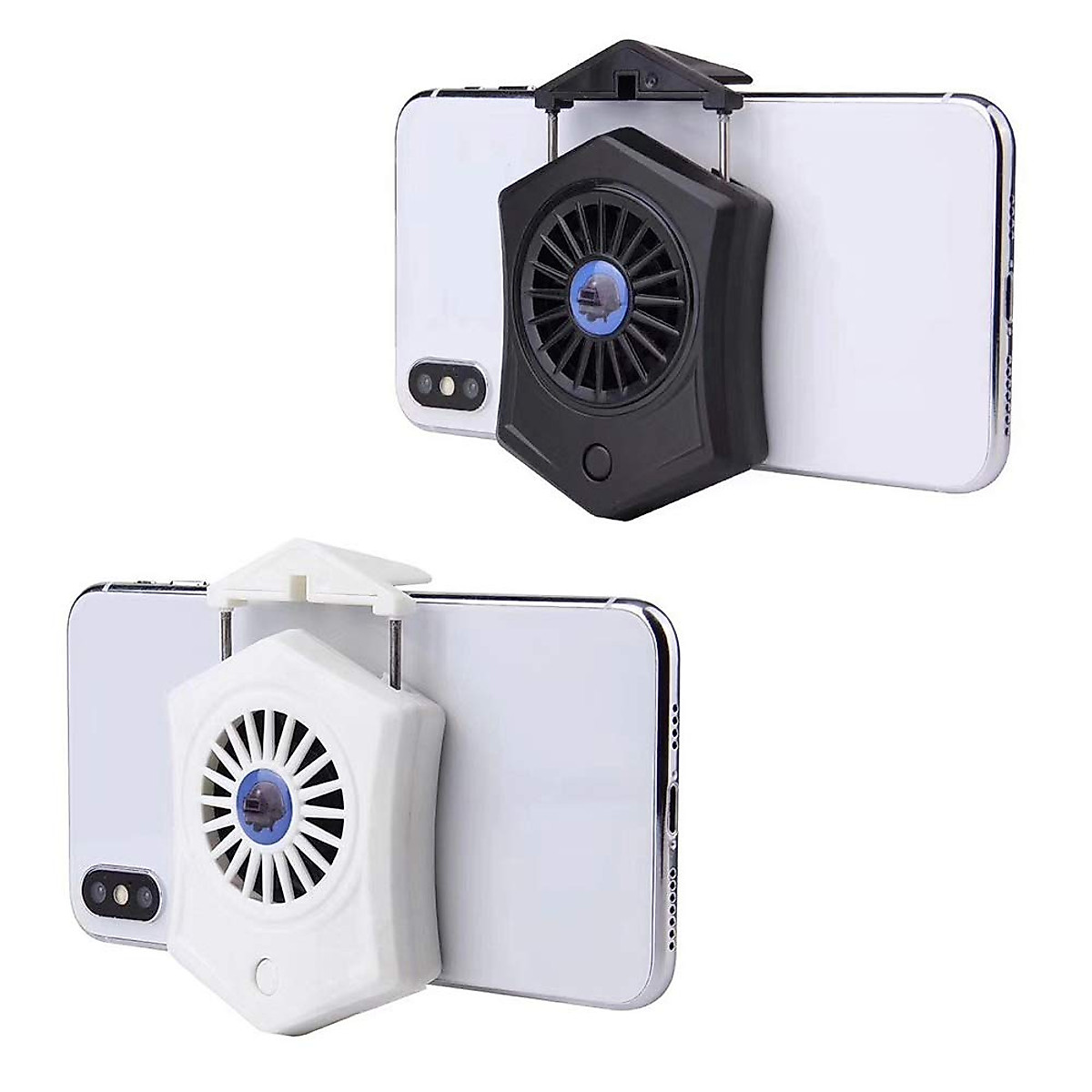 4000rpm Cooler For Phone Gaming, Rechargeable Mobile Phone Cooler Game Cooling Fan Radiator Tool White