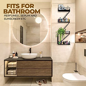 VERSATILE KAS 3-Tier Fire Escape Shelf New York Decorative Floating Hang Wall Shelves for Action Figures Planter