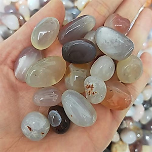 BAWHO Natural Quartz Crystal 100g Natural Carnelian Crystal Gravel Agate Stones Planting Aquarium Fish Tank DIY Material Home Office Decor QINTINYIN (Size : 100g)
