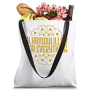 Alhamdulillah for Everything Mosque Islam Tote Bag
