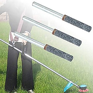 Ozgkee Grinding Sharpener, 7x2x1 3Pcs 4Mm 5/32In Diamond Chainsaw Sharpener Burr Stone File Sharpening Tool for Rotating Tool