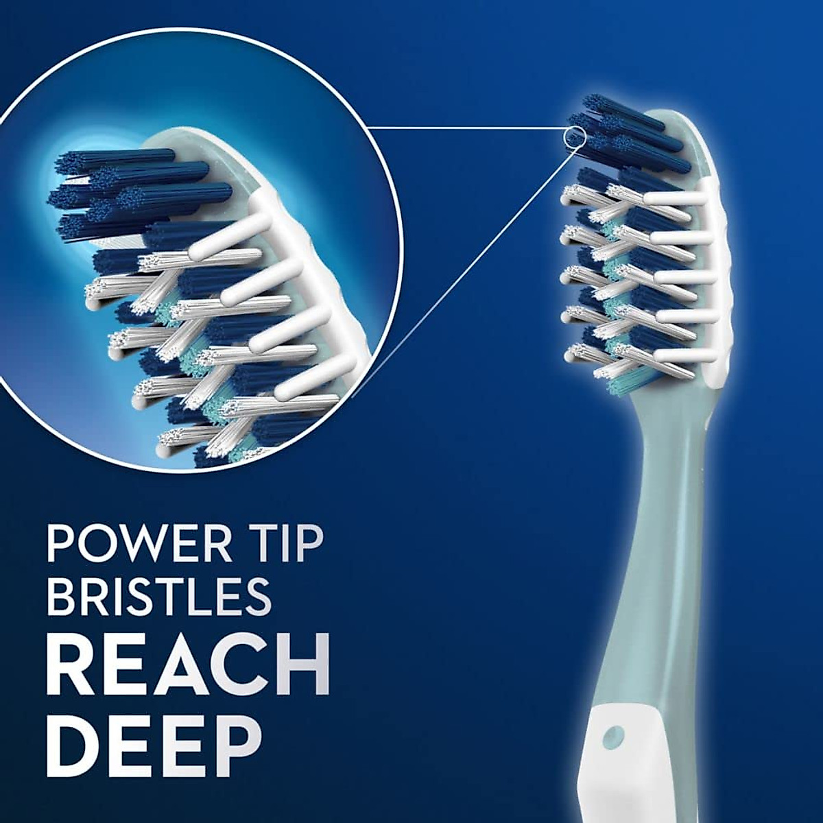 Oral-B CrossAction All In One Toothbrushes, Medium, 2 Count