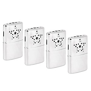 LEIPUPA 4pcs Portable Refillable Hand Warmers Body Heaters for Hunting Fishing