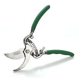 Edward Tools Classic Cut Bypass Pruners - Heavy Duty Forged Steel Pruning Shears - Cuts up to 1" Diameter - Safety Lock Design - Non Slip Grip