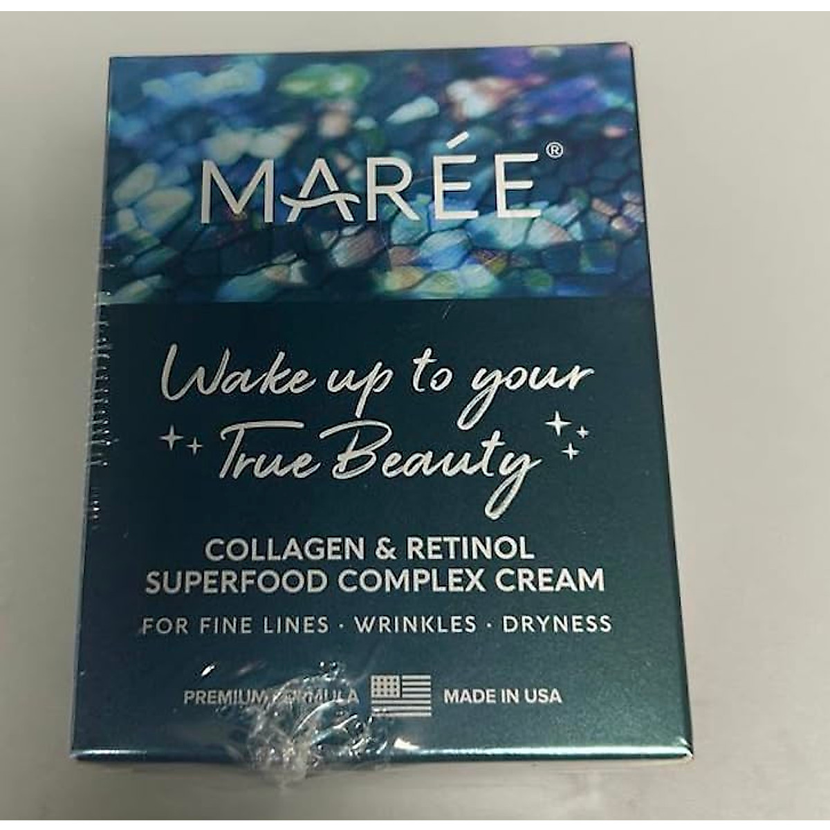 MAREE Face Moisturizer Retinol Cream for Face - Wrinkle Cream for Women - Facial Moisturizer with Collagen - Crema Hidratante Para la Cara for Skin Tightening