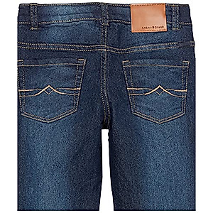 Lucky Brand Girls' Bootcut Fit Stretch Denim Jeans with Zipper Closure & Pockets, Barrier Wash, 10