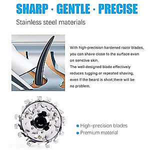 HQ9 Replacement Heads Blades for Philips Norelco Electric Shaver Razor Triple Track Head SpeedXL HQ9080 HQ9070 HQ8240/8260 PT920 8140XL 8150XL 8160XL 8170XL…Upgraded HQ9 Replacement Shaving Blades