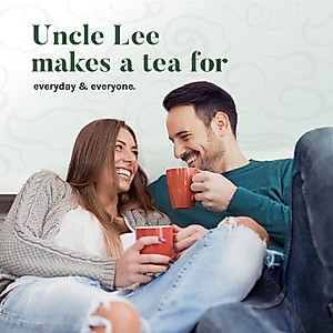 Uncle Lee’s Organic Green Tea - Premium Tea for Everyday Wellness, Medium Caffeine, Antioxidant-Rich Green Tea Bags, Individually Wrapped, 100 Count (Pack of 4)