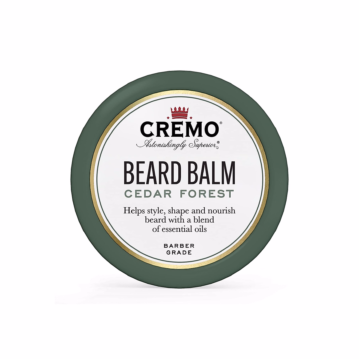 Cremo Styling Beard Balm, Forest Blend, Nourishes, Shapes And Moisturizes All Lengths Of Facial Hair, 2 Ounce (Packaging May Vary)