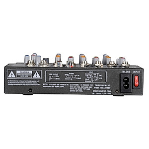 Audio2000'S AMX7303- Professional Four-Channel Audio Mixer with USB and DSP Processor