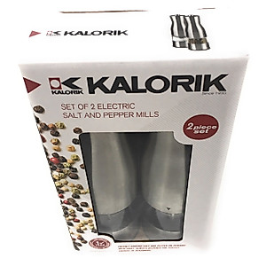 Kalorik Electric Salt and Pepper Mills (2 Piece Set)