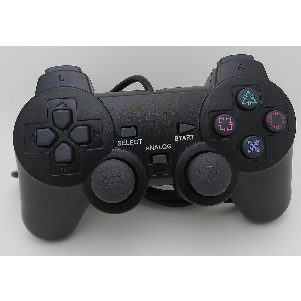 NEXiLUX PS2 Controller Compatible with Sony Playstation 2 & Ps1 / Psone, Black