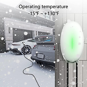 Teskee EV Charger Level 2 Home Smart EV Charging Station for All Electric Vehicles & Plug-in Hybrid Cars Outdoors and Indoors Use Max 9.6kW 40Amps 20-Foot Cable NEMA 14-50