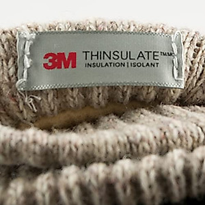 Illinois Glove Company 360L Rag Wool Glomitt Flip Mitten 3M Thinsulate Lined Soft Leather Grip Palm L Tan, Soft Leather Palm for Grip, Elastic Wrist, Mitten Flips Open to Expose Fingerless Gloves