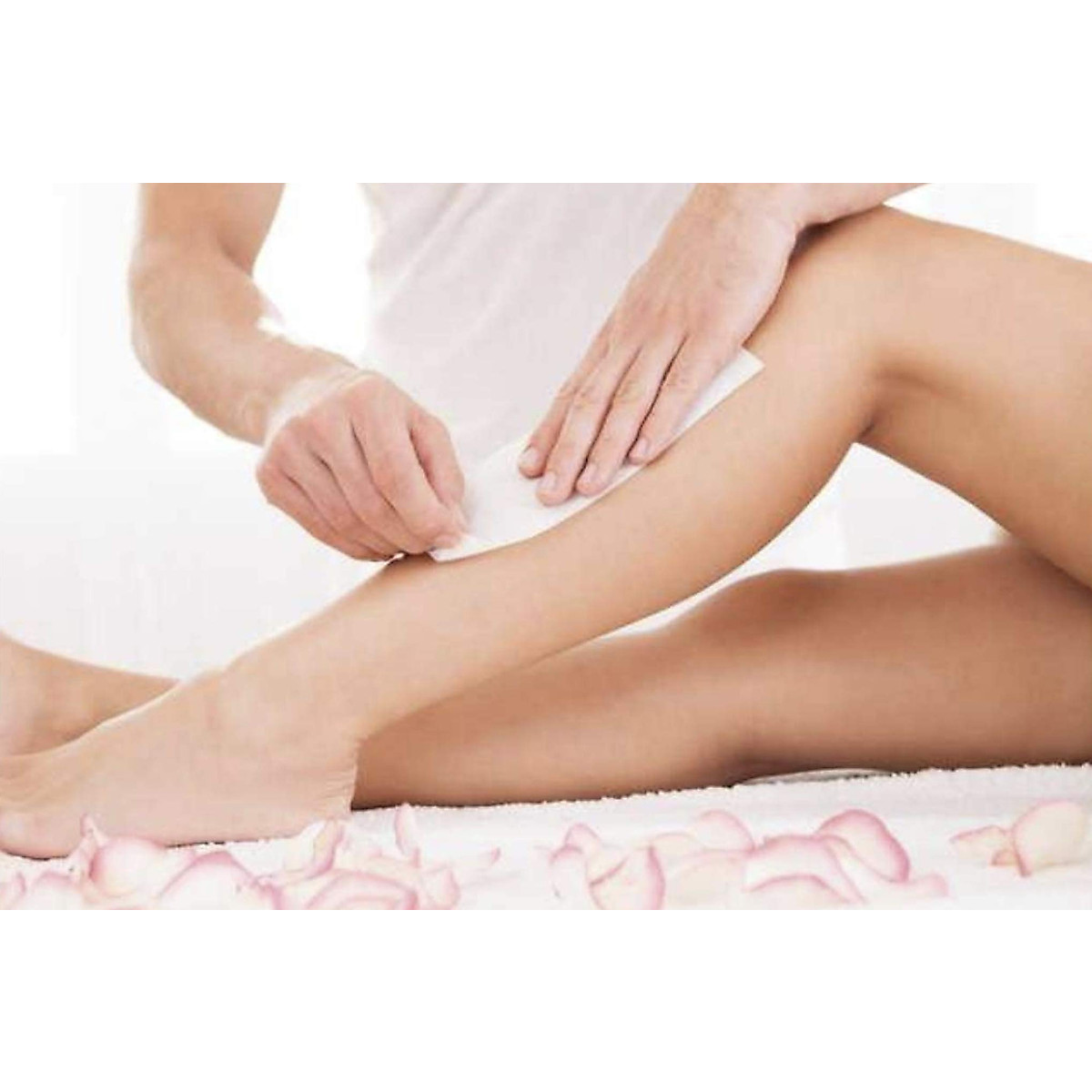 Perforated Roll Non Woven Wax Strips for Sensitive Hard Hair Removal Applicator - Face, Women, Men Body, Leg, Hand, Armpit, Mustache, Eyebrow, Perfect Brazilian Beauty Bikini Wax Paper Waxing Strips